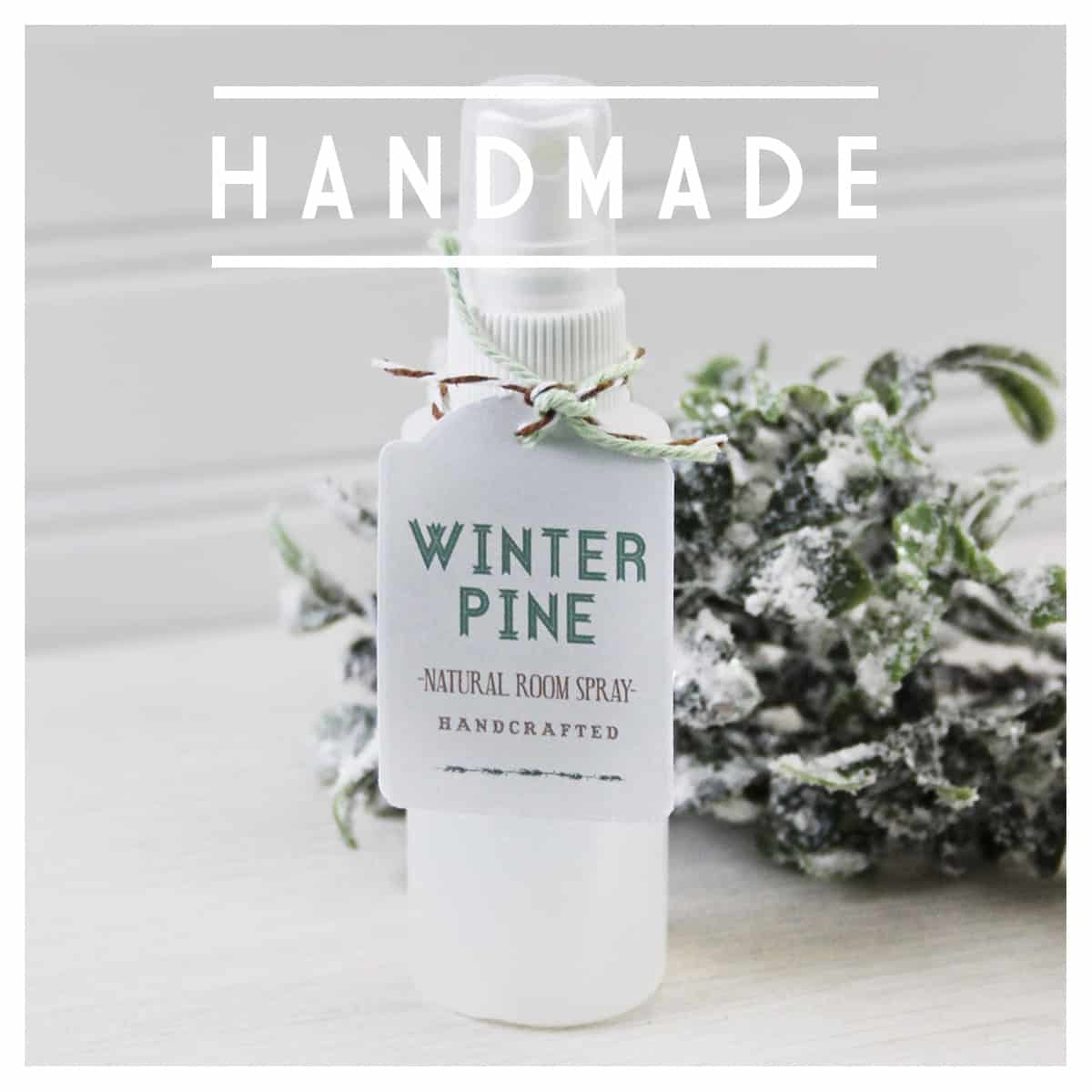 3 Ingredient Winter Pine Room Spray