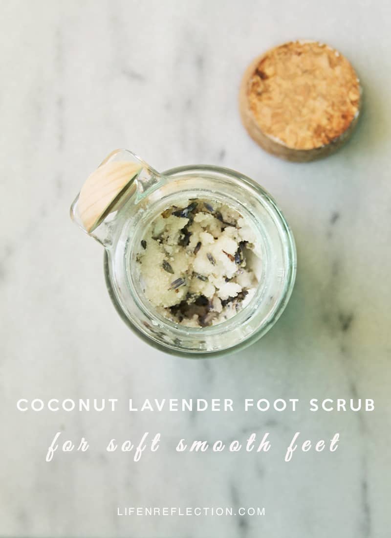 Softening Coconut Lavender Foot Scrub