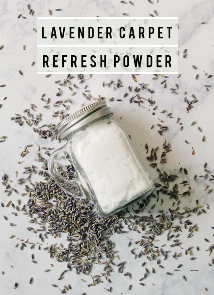 How to Make Lavender Deodorizing DIY Carpet Powder