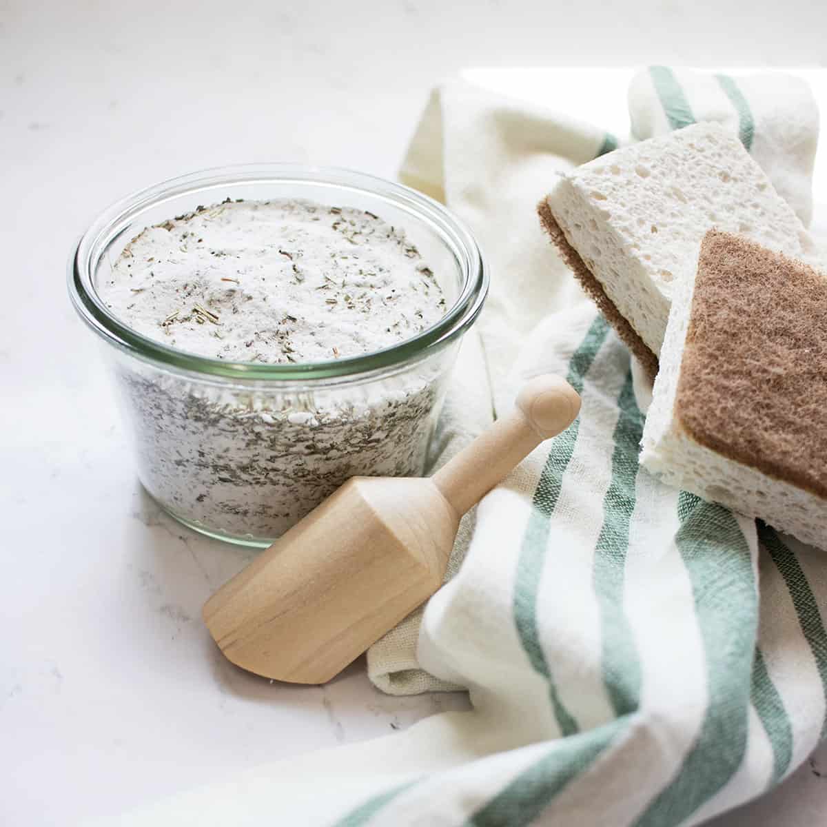 Herbal Homemade Scouring Powder Recipe for Green Cleaning