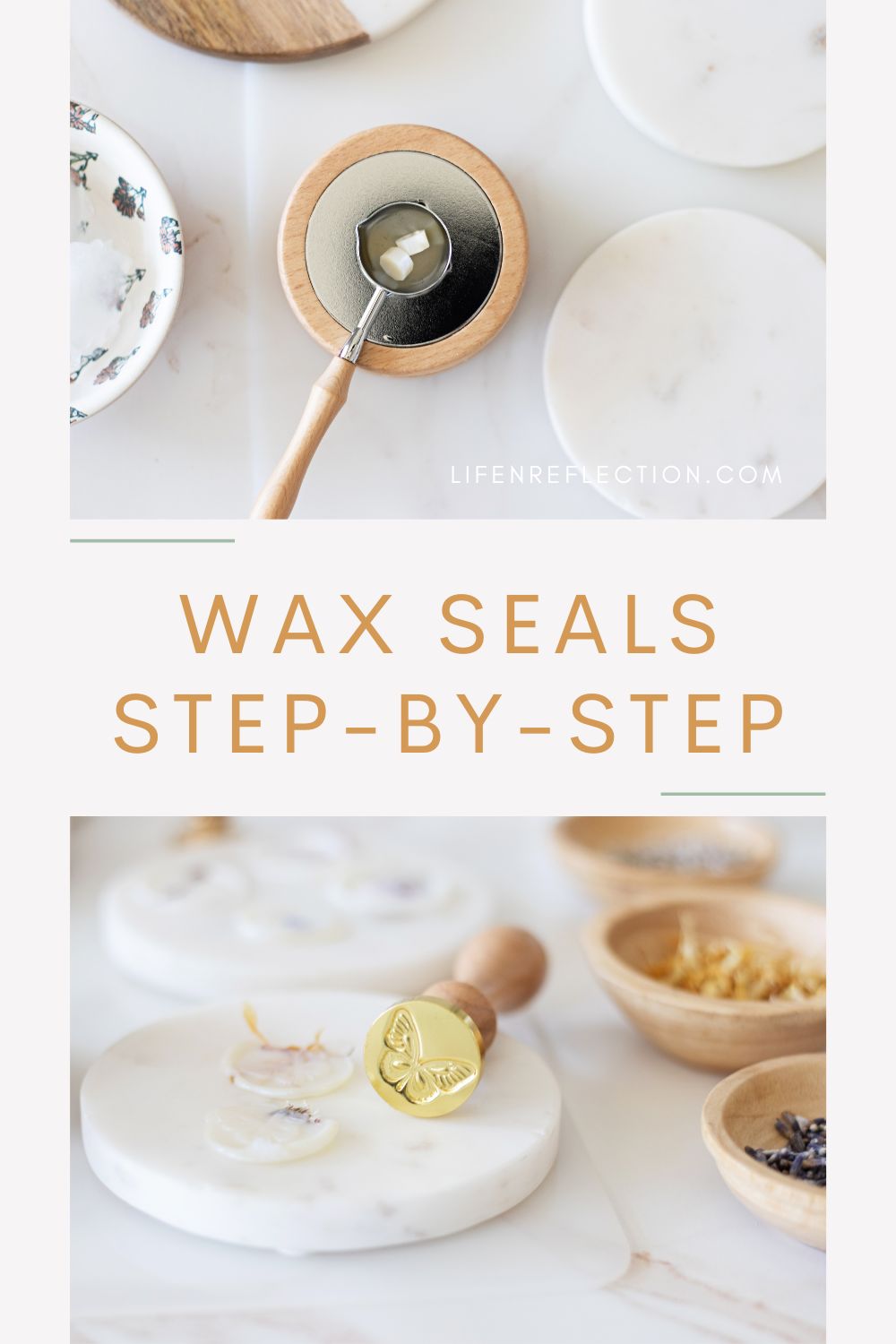 How To Make Wax Seals With Dried Flowers