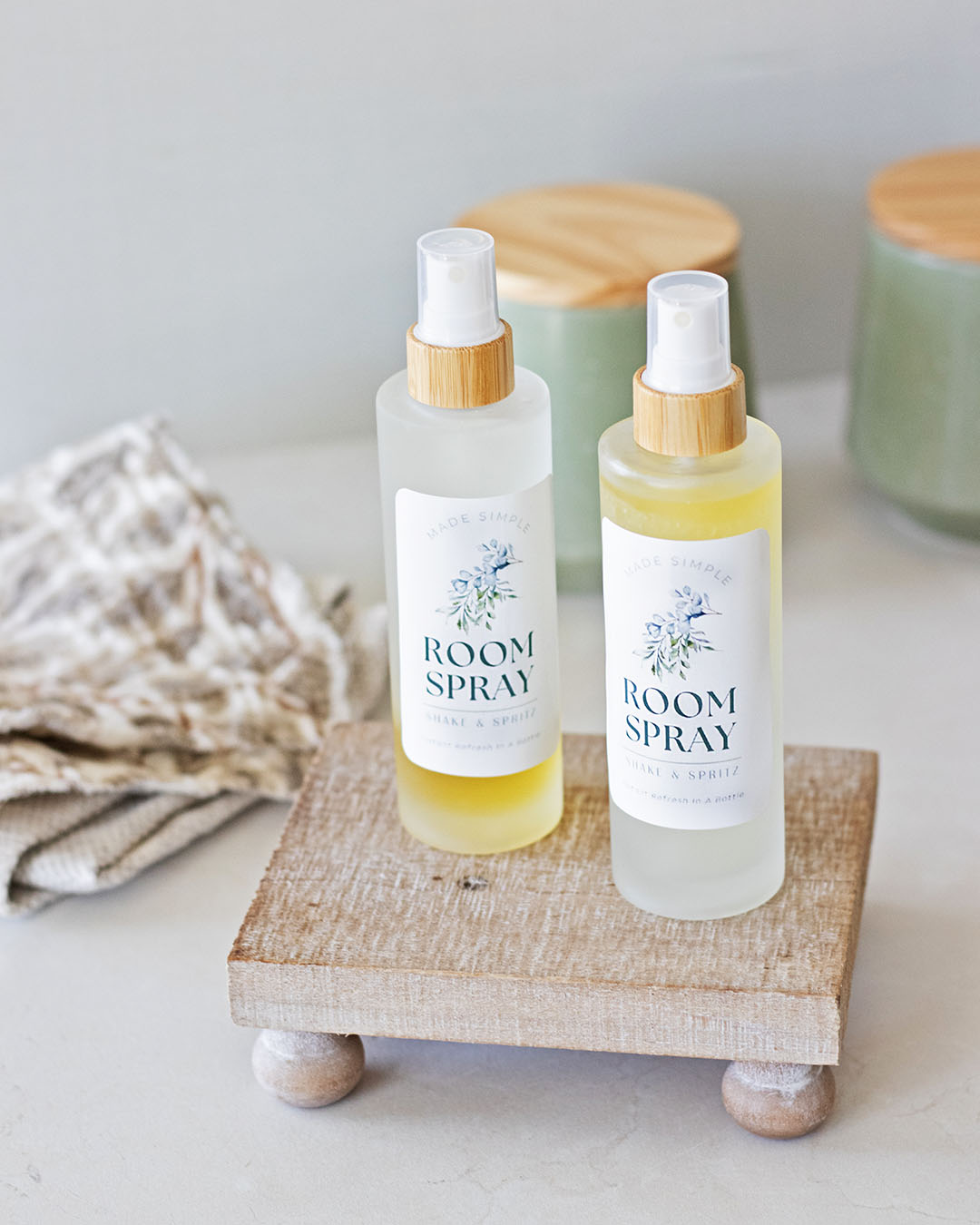 DIY Room Spray Recipes and Labels