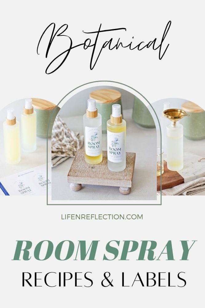 DIY Room Spray Recipes and Labels